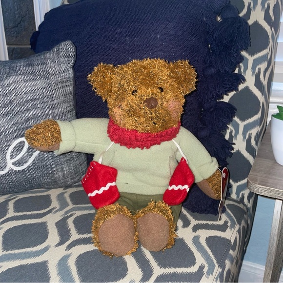 Hallmark | Toys | Hallmark 0 Year Anniversary Teddy Bear Red Scarf And ...